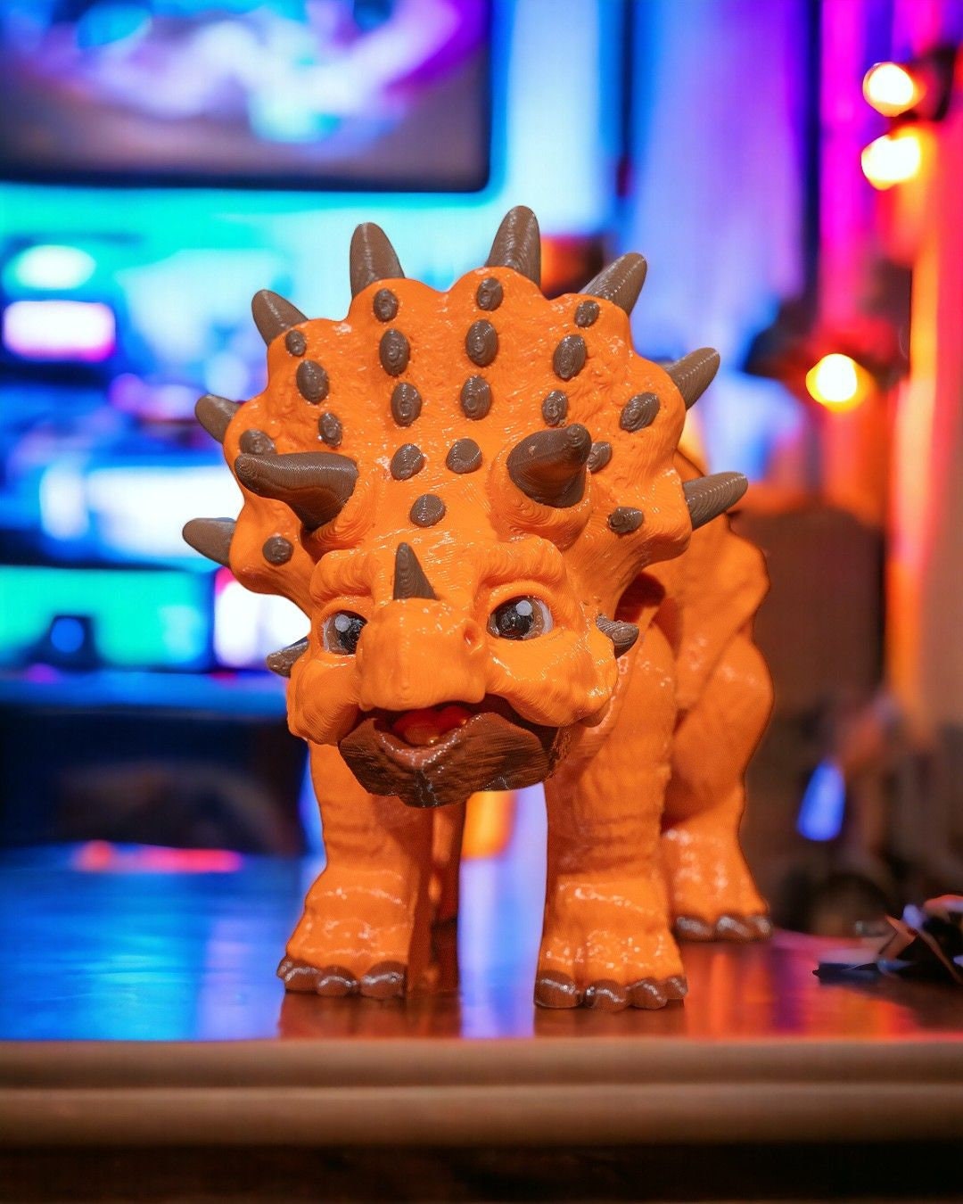 Articulated Triceratops Dinosaur Moveable Limbs Perfect Toy for ...