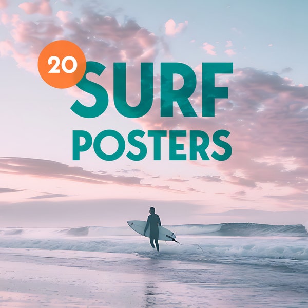 Surf Poster - Etsy