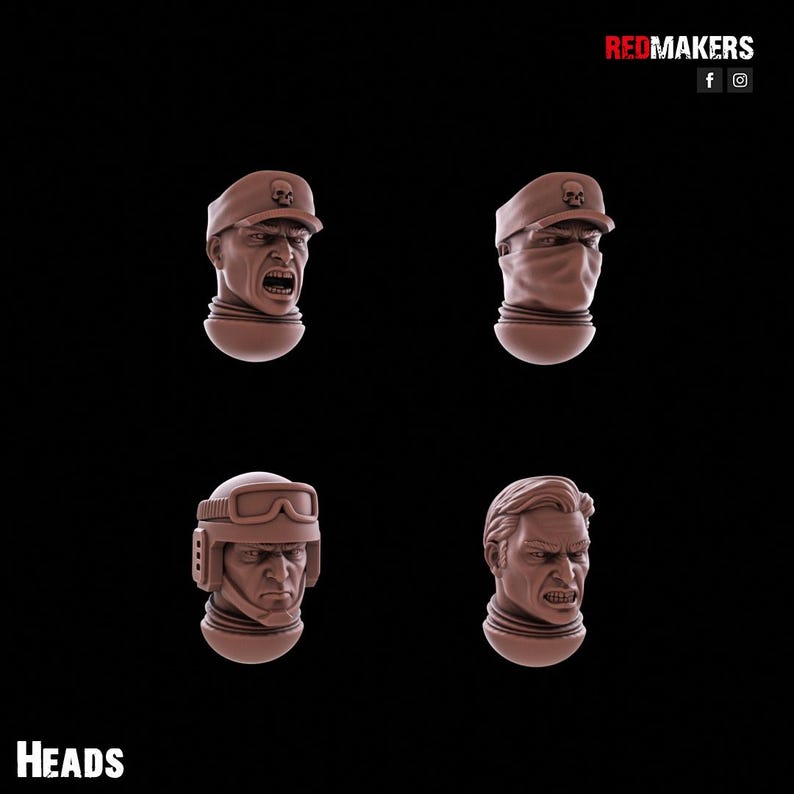 Shock Troops Command Squad | 16k Resin 3D Printed | by Red Makers - Etsy