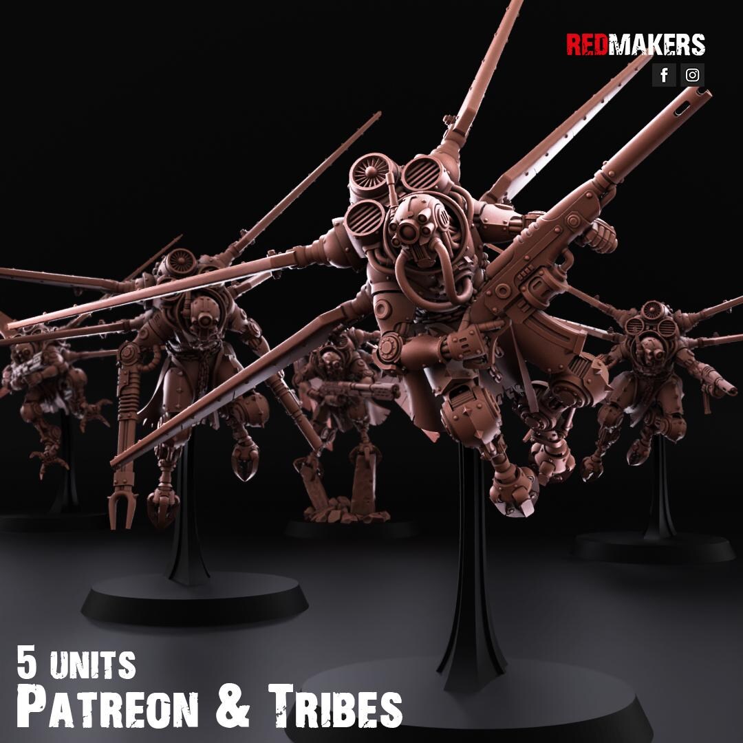 Skyterax | Omniforge | 16k 3D Printed | by Red Makers 40k Proxy Aos D&D ...