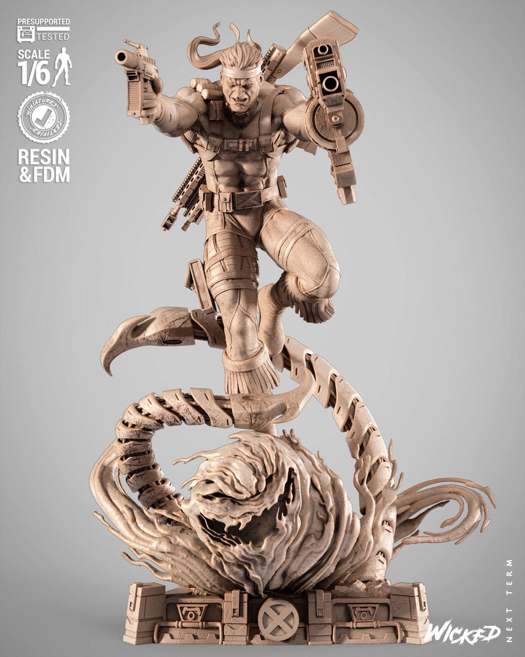 Forge | Fanart by Wicked | 1/6 - 1/12 Scale | 16k 3D Printed Statue - Etsy
