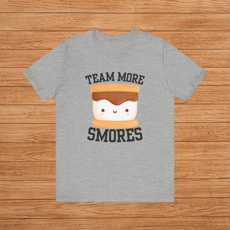 Team More Smores Funny Camping Shirt, Fun Graphic Tee, Camp Saying ...
