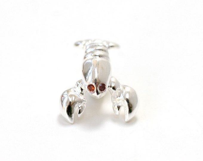 Sterling Silver Lobster Charm Bead for European Style Jewelry Maine ...