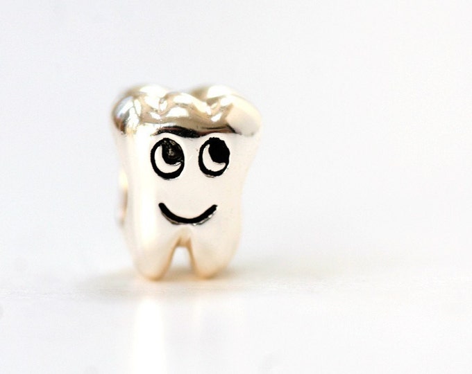 Sterling Silver Tooth Bead Pandora Style Last One - Etsy