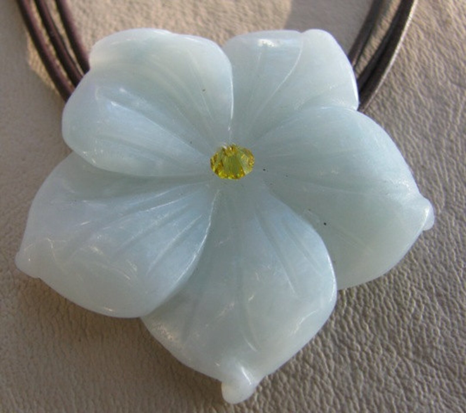 LOVELY dessert Flower Amazonite Flower Necklace Set - Etsy