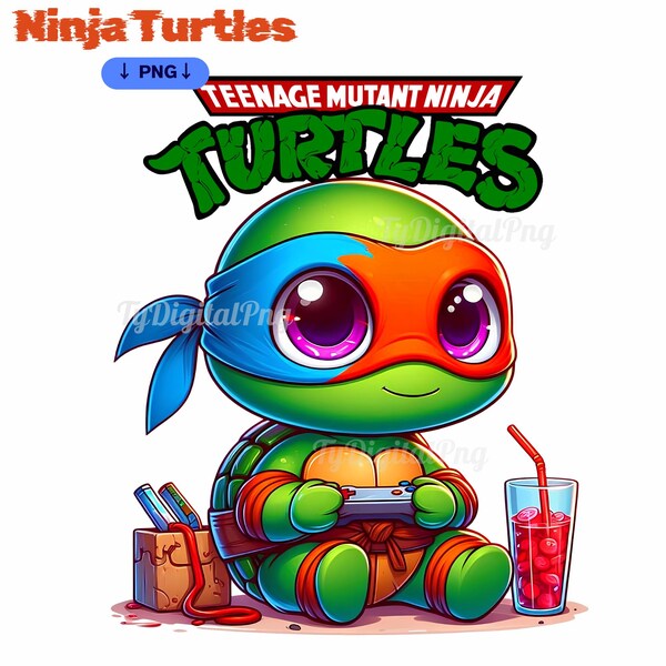 Ninja Turtle Clipart - Etsy