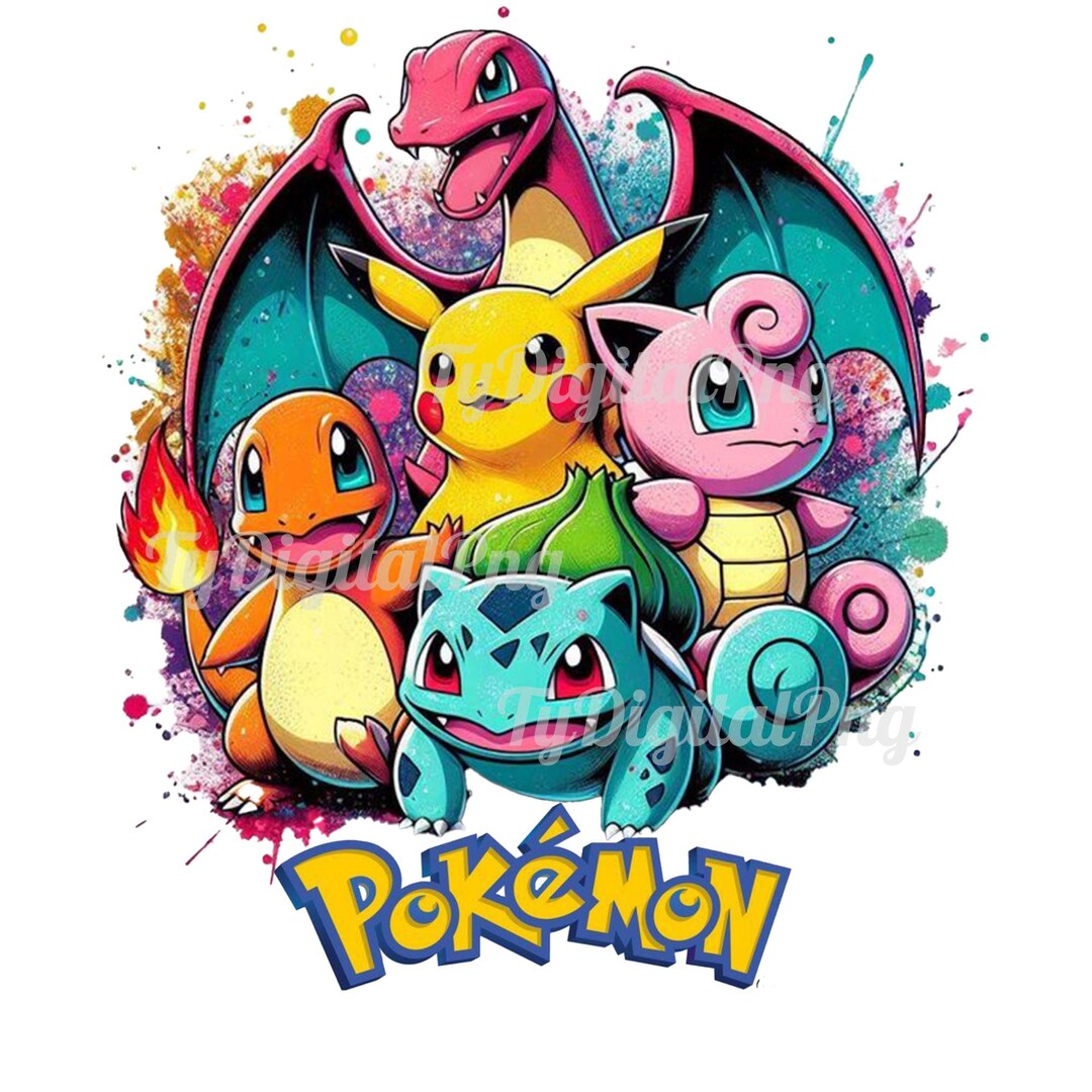 Pokemon Png, Pokemon Design Png, Pikachu Png Cricut & Silhouette ...