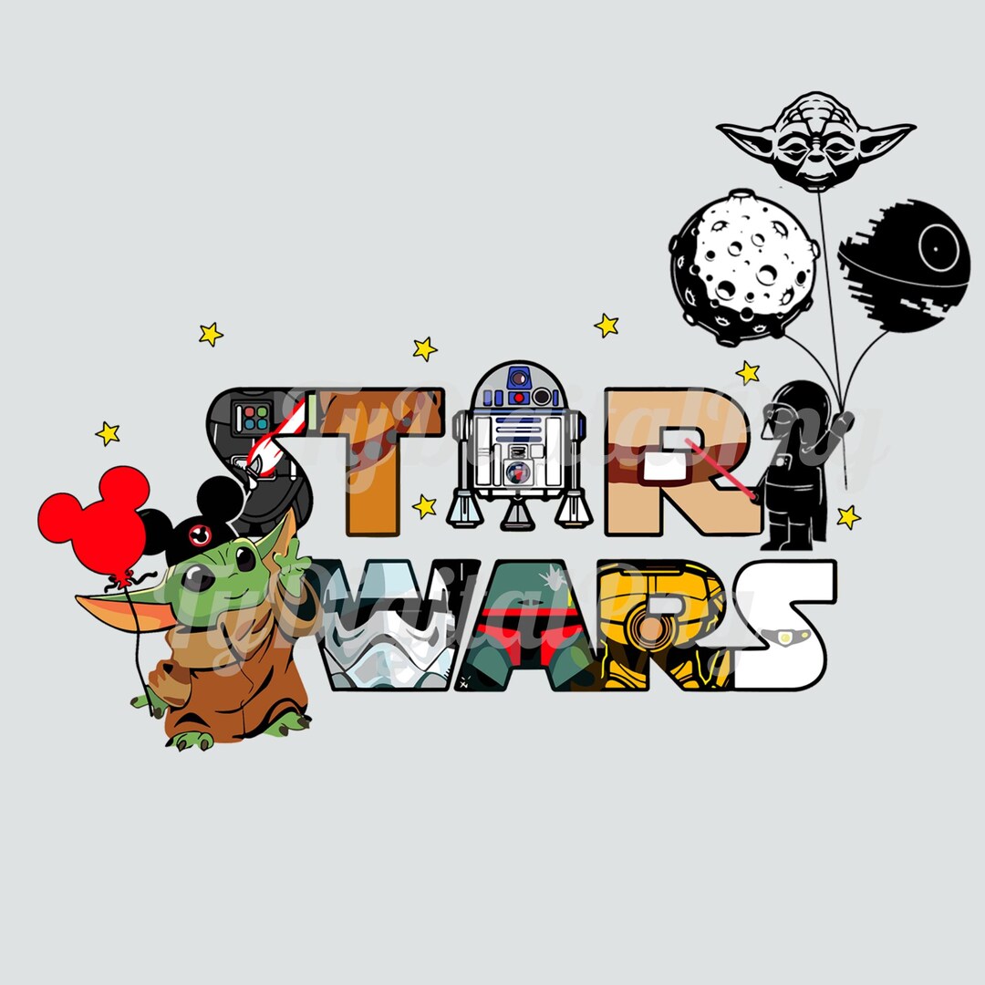 Star Wars Png, Star Wars Balloon, Star Wars Custom Design Png , Star ...