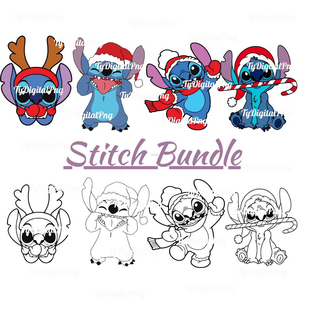 Stitch Bundle 4-4, Stitch Png, Stitch Drawing Png, Png Svg Stitch ...