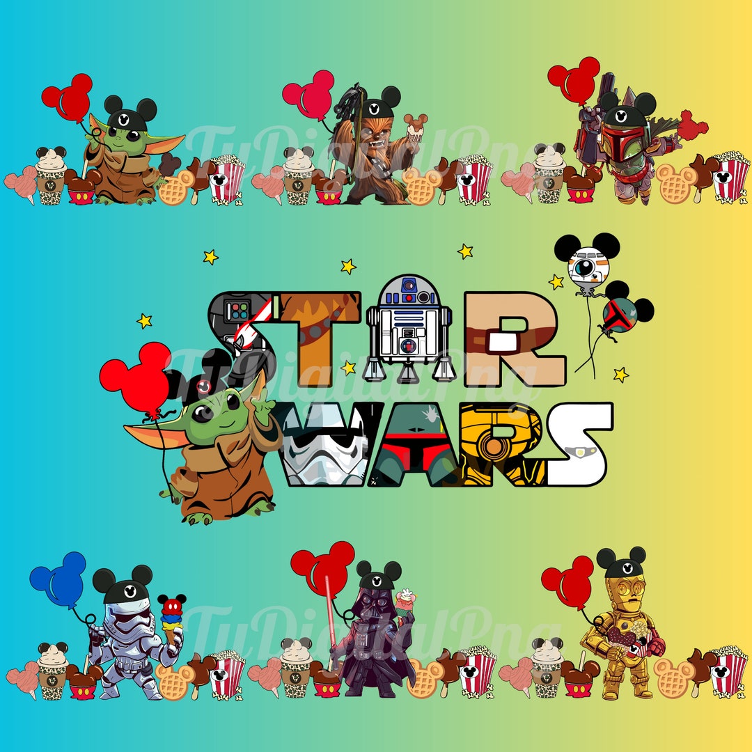 7-PNG Star Wars Bundle, Star Wars Png , Star Wars Family, Friends ...