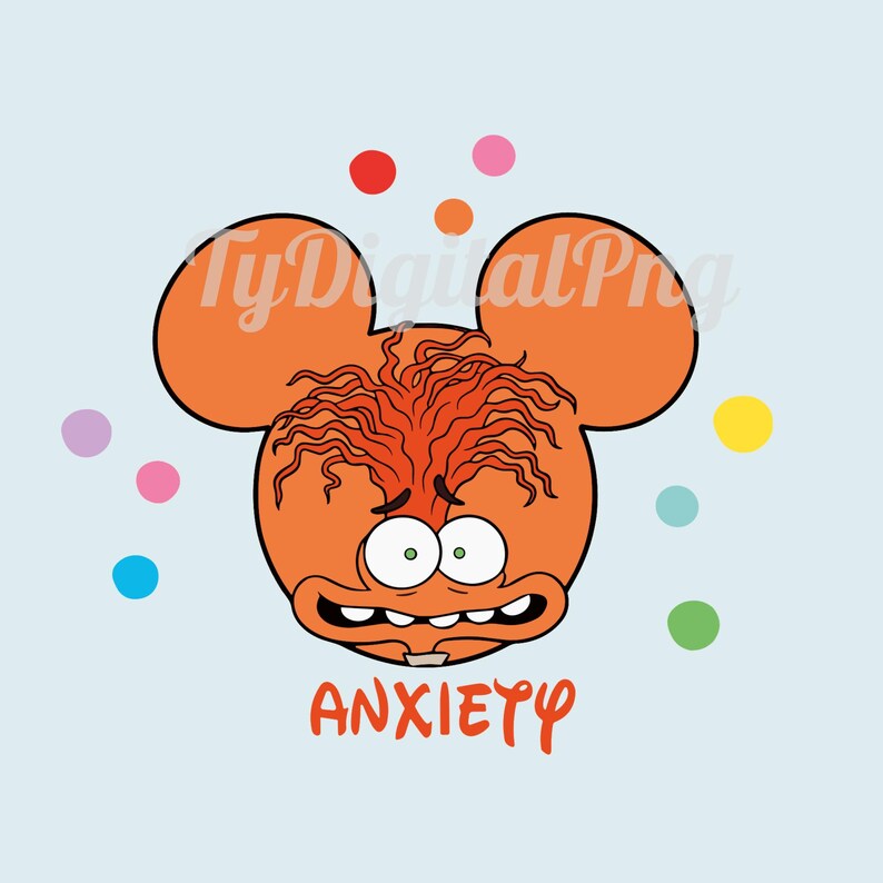 4-PNG Inside Out 2 Bundle Png, Fear Png, Envy Png, Anxiety Png, Johanna ...