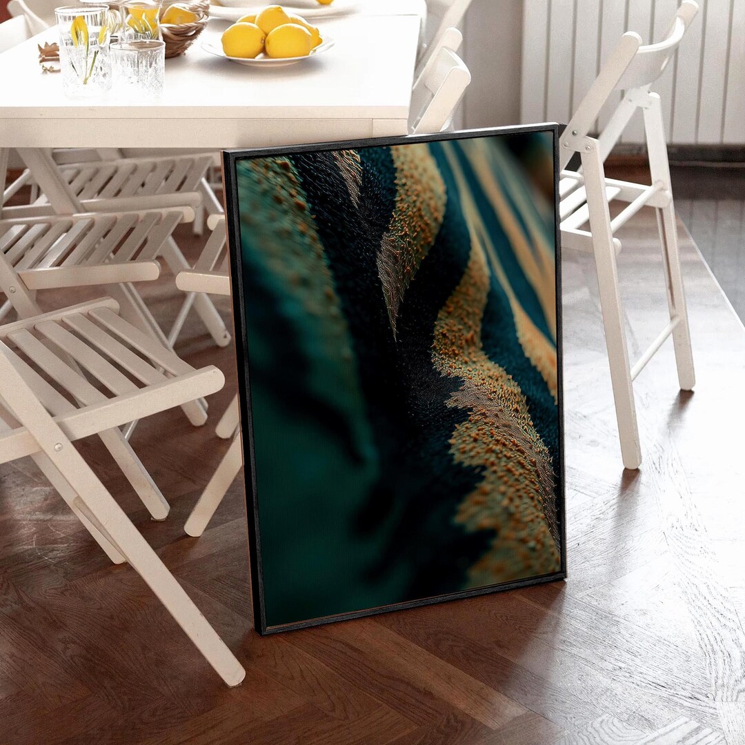 Tiger Skin Canvas Wall Art: Framed Minimalist Animal Print - Etsy