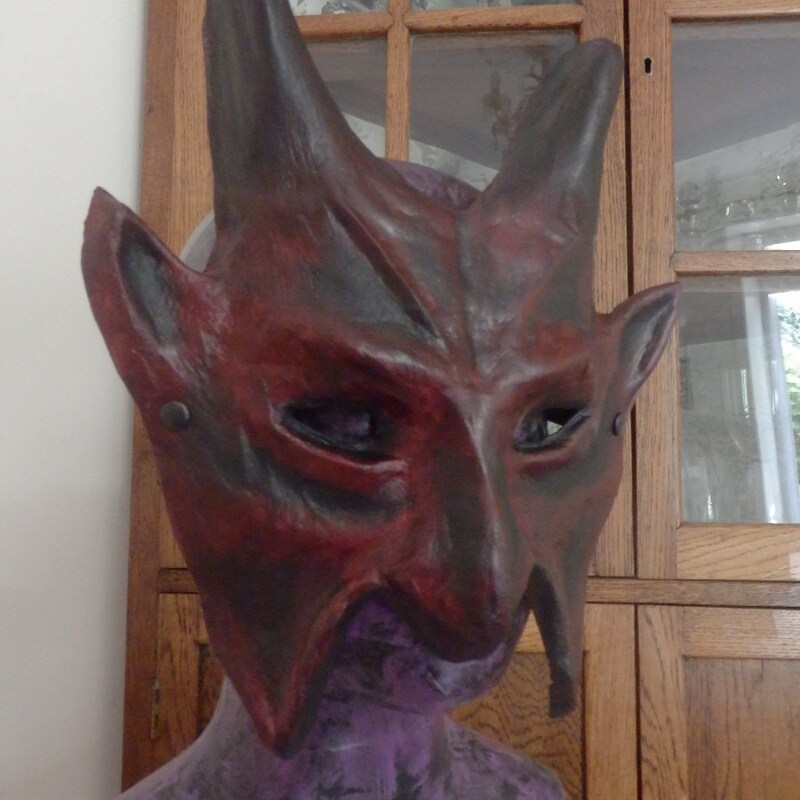 Paper Mache Devil - Etsy