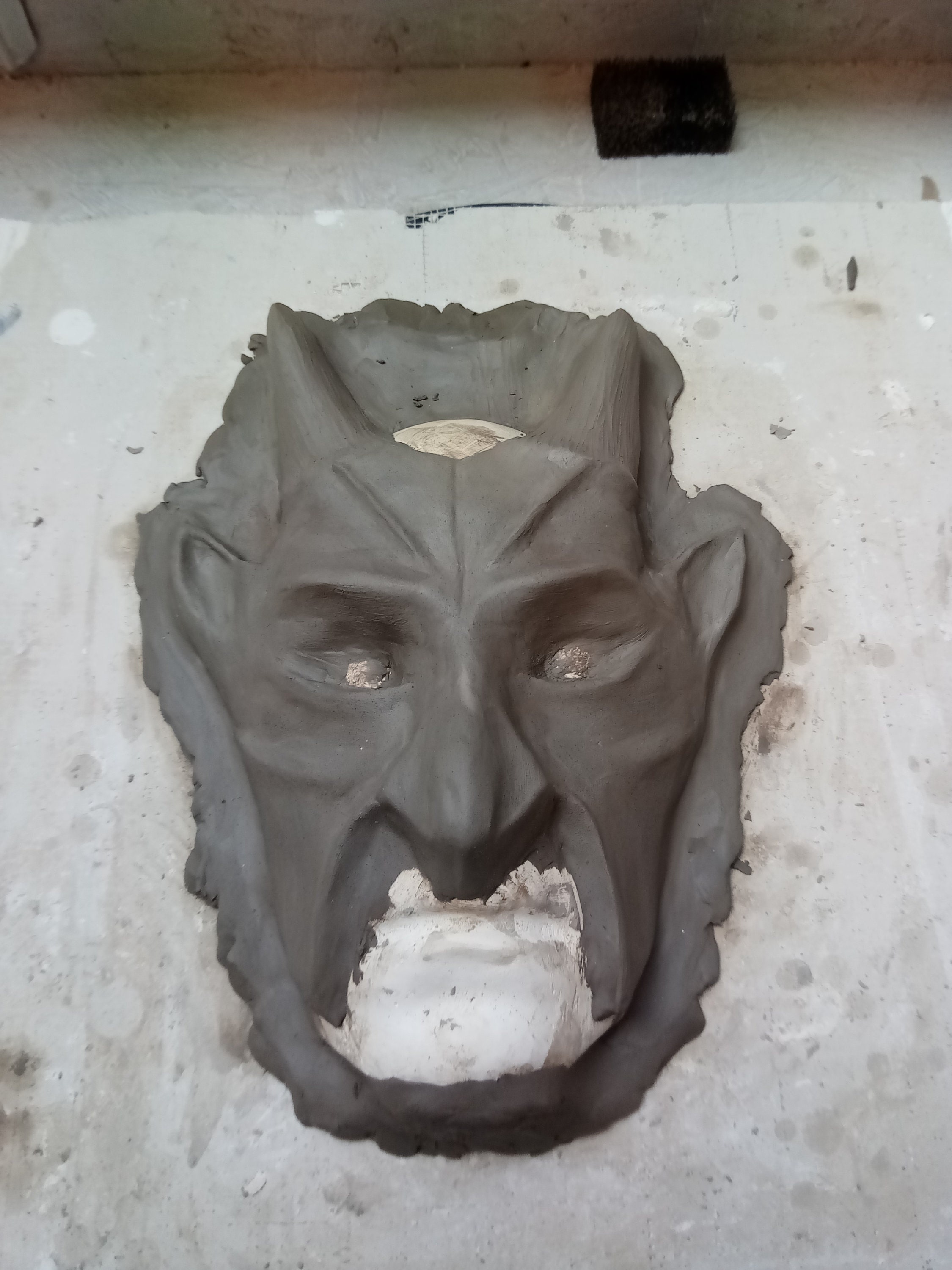 Devil Mask Venetian Papier Mache Carnival Costume Halloween Satan ...