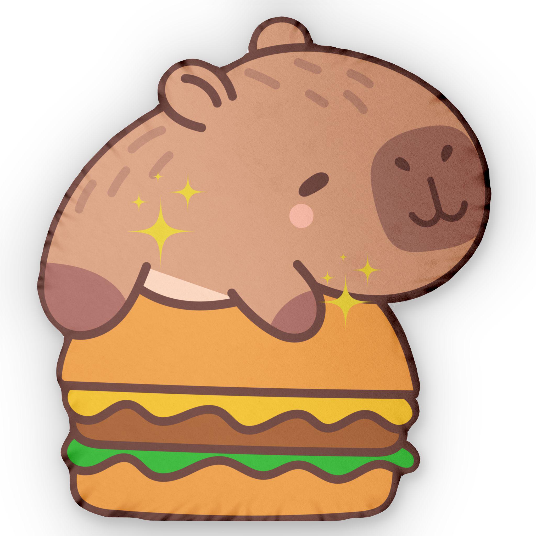 Capybara and Cheeseburger Custom Shaped Pillows, Chase Your Dreams ...