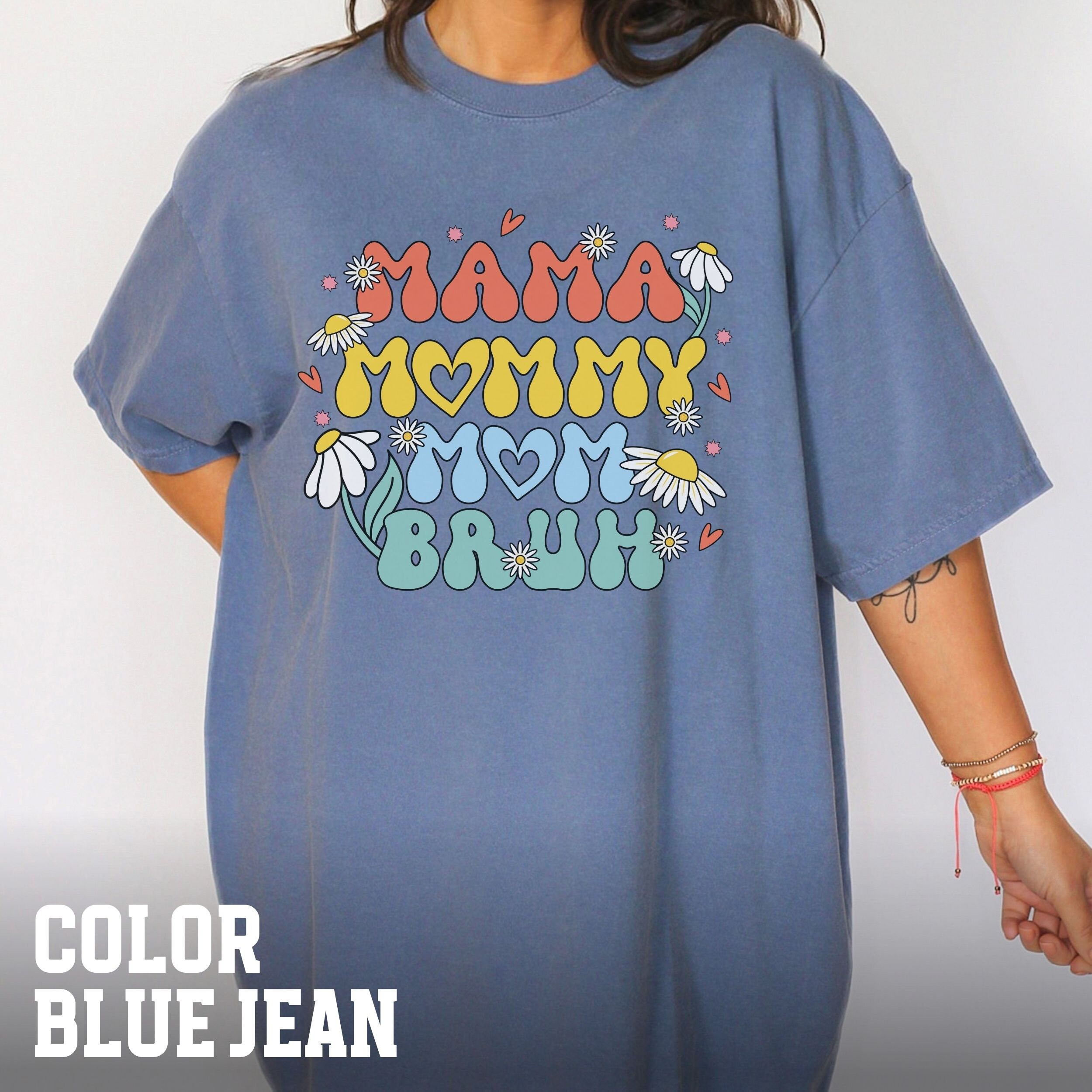 Mama Mommy Mom Bruh Shirt, Gen Z Slang Tee, Gift for Mother's Day, Gift ...