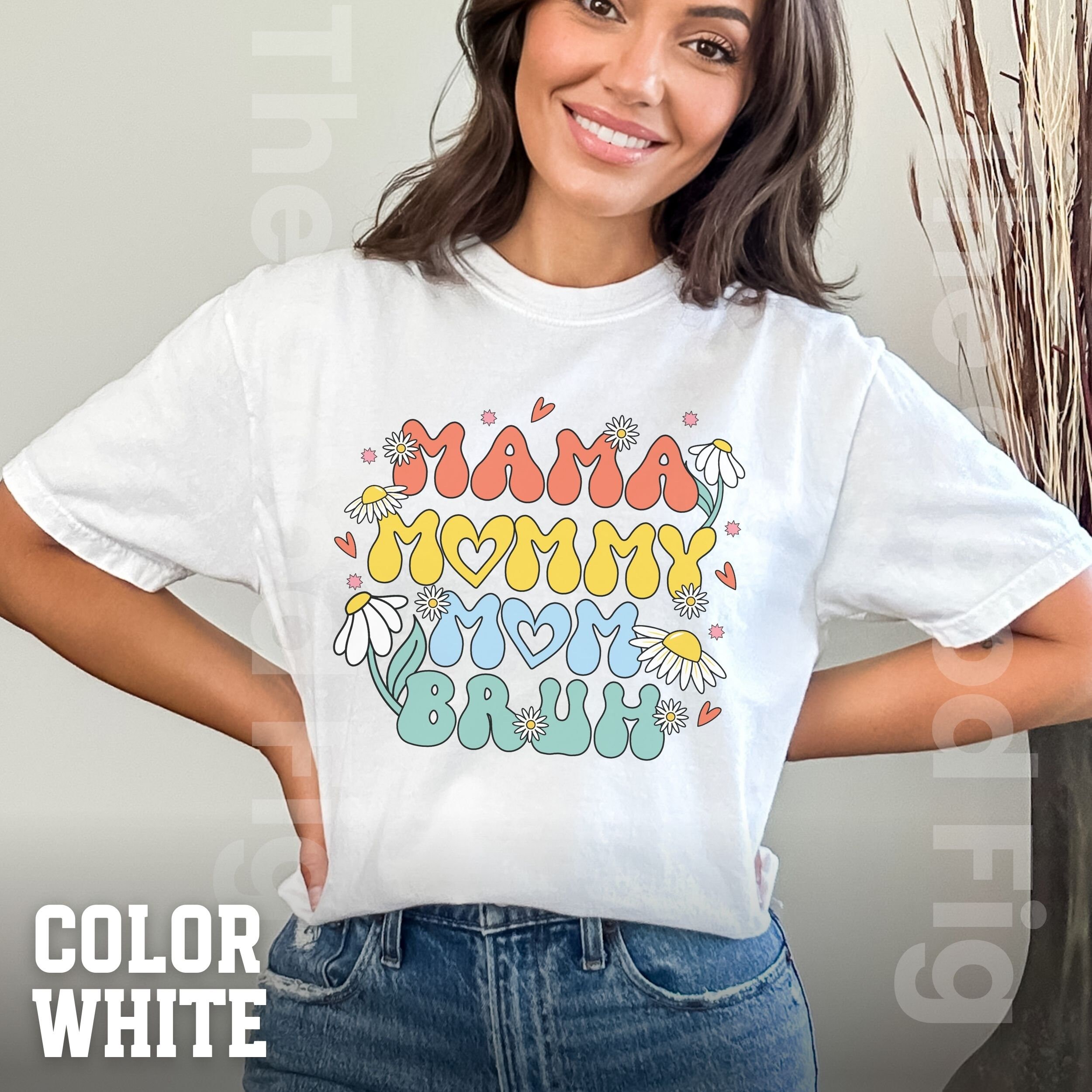 Mama Mommy Mom Bruh Shirt, Gen Z Slang Tee, Gift for Mother's Day, Gift ...