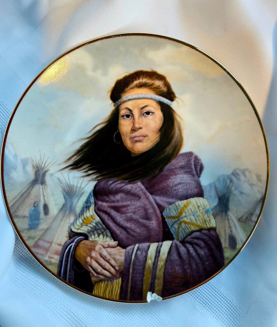 1981 Gregory Perillo Limited Edition Collector Plate "sacajawea ...