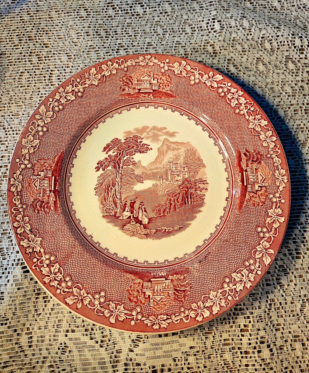 3 Piece Dinner Plates: 10-inch Royal Staffordshire Pottery England ...