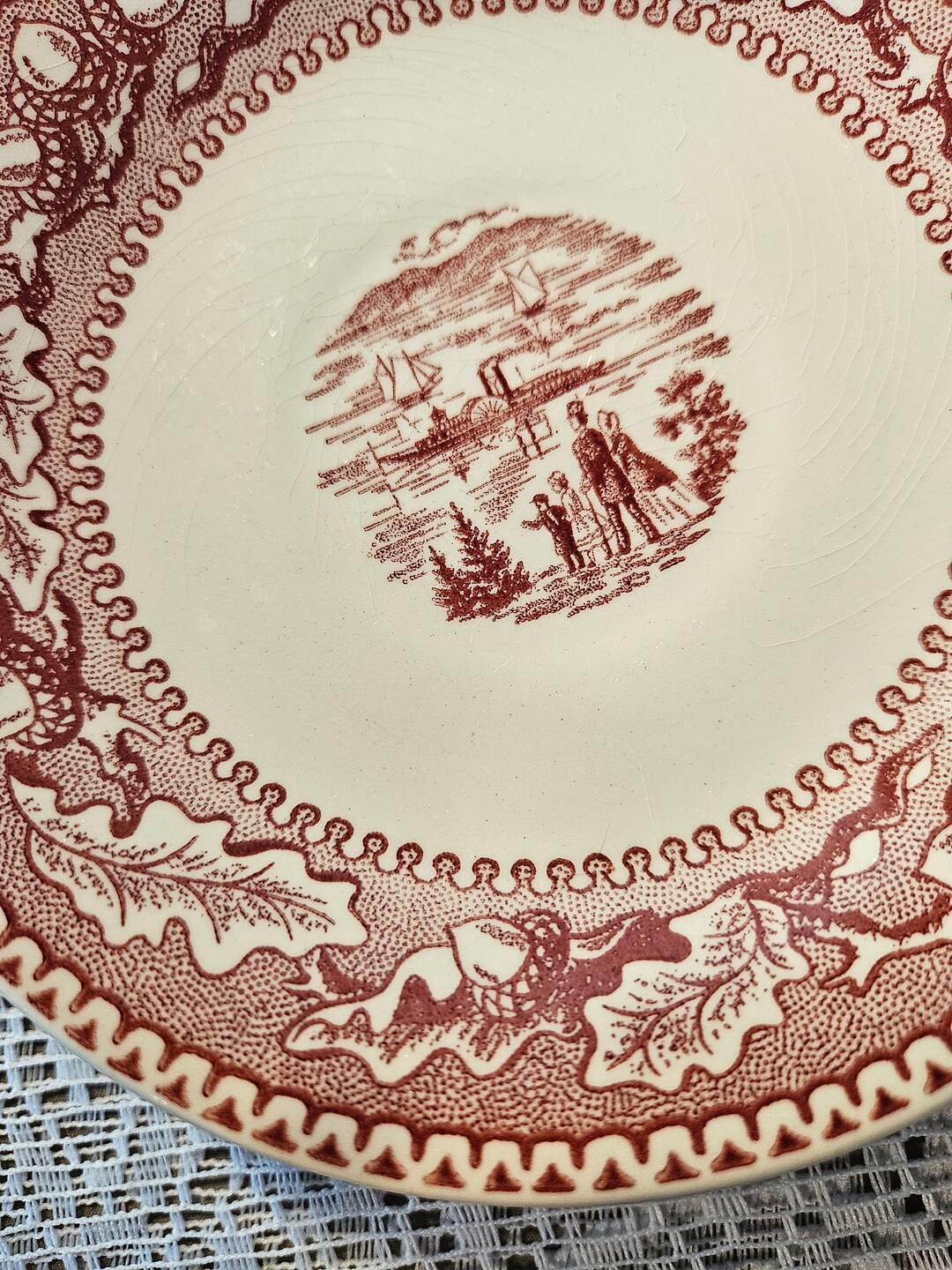 7 Piece Dinnerware Set: Memory Lane Farm Pattern 1965- USED - Etsy