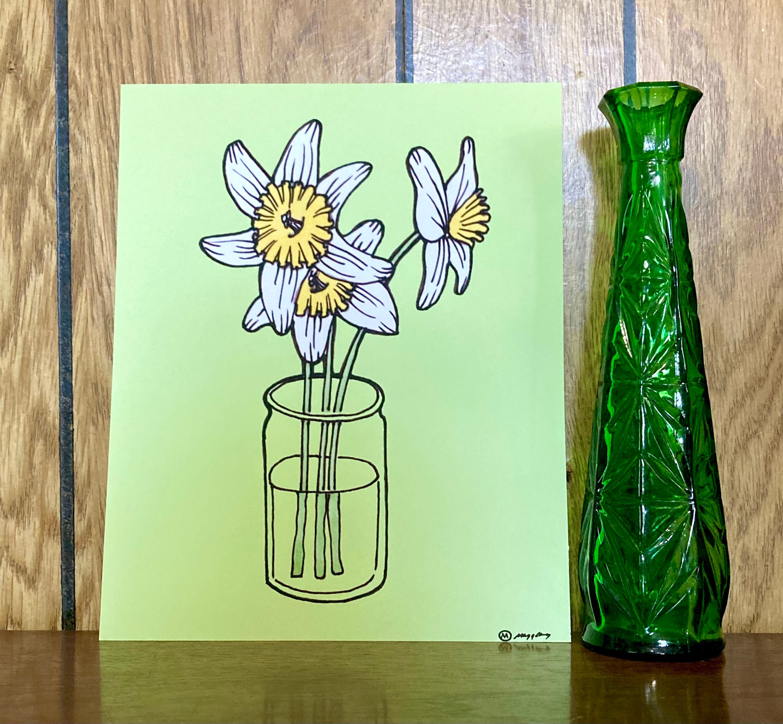 Daffodils Print - Etsy
