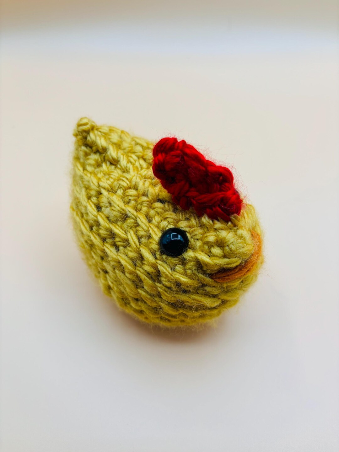 Crochet Plush Chicken Mustard Yellow - Etsy