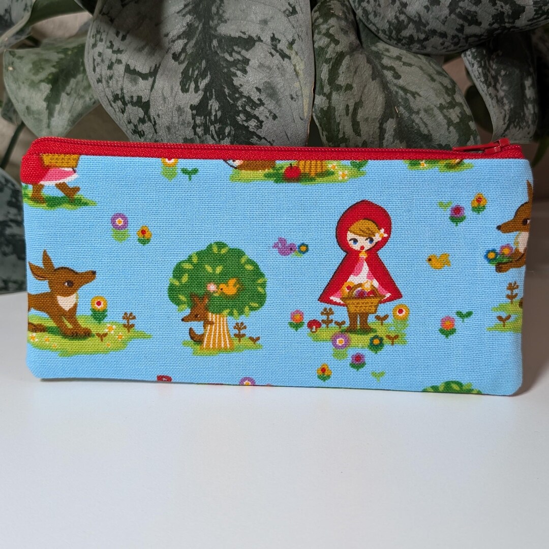 Little Red Riding Hood Long Zipper Pouch - Etsy