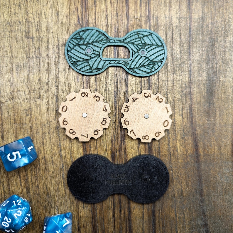 Universal Magnetic Wooden Life, Wounds, Hit Points Counter Tracker for ...