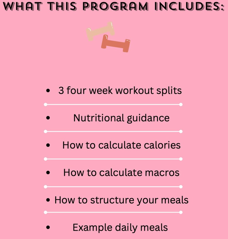 Strong With Syd - 12 Week Hypertrophy Style Training Program - Etsy