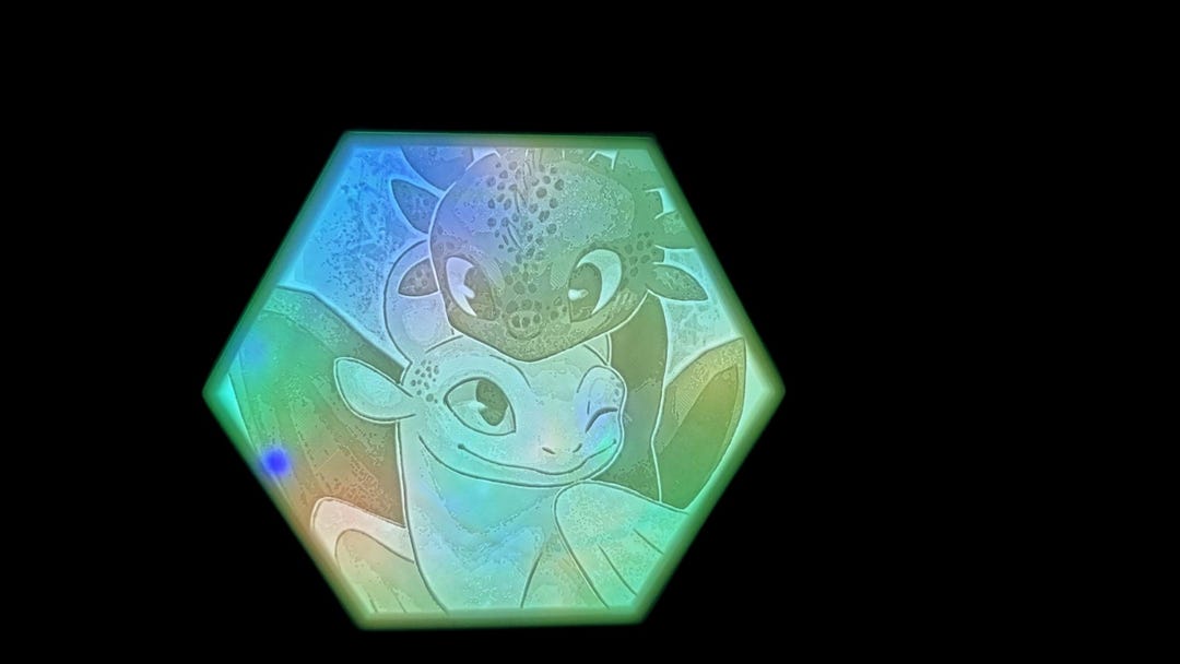 How to Train Your Dragon Night Light - Etsy
