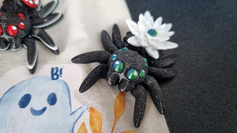 3 Tiny Spiders - Etsy