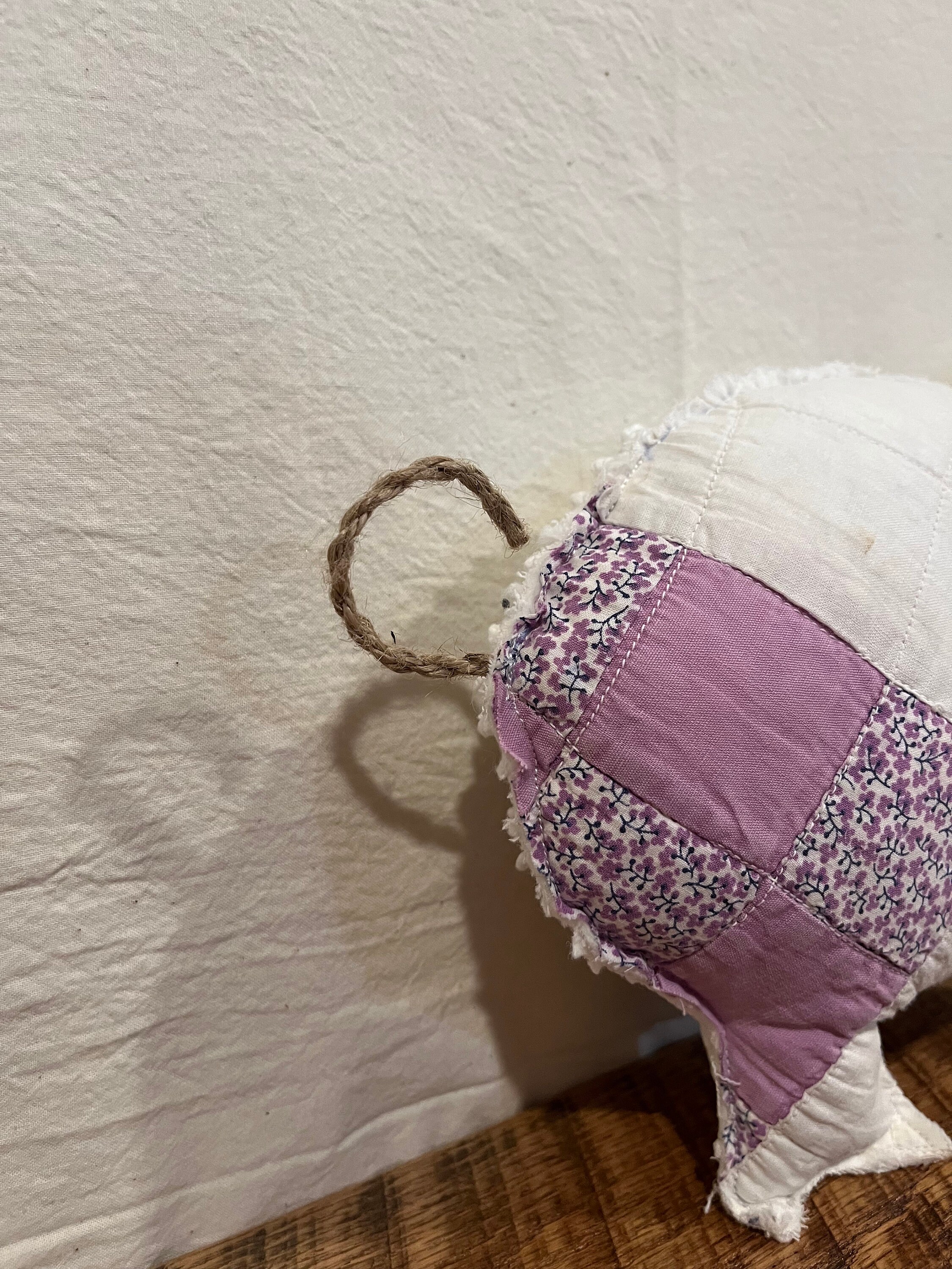 Patchwork Pig Stuffed Animal Plushie - Etsy