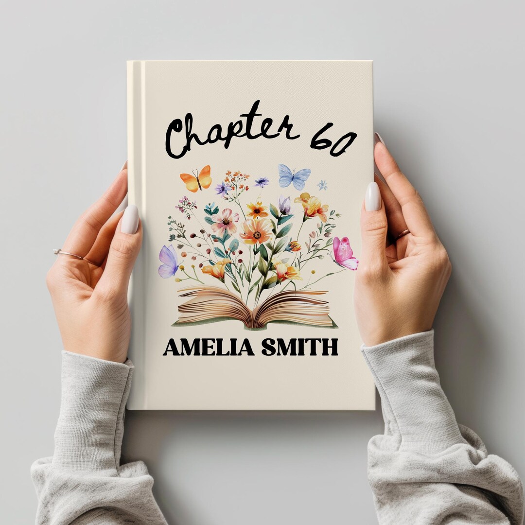 Personalized 60th Birthday Journal, Floral Keepsake, Custom Name - Etsy