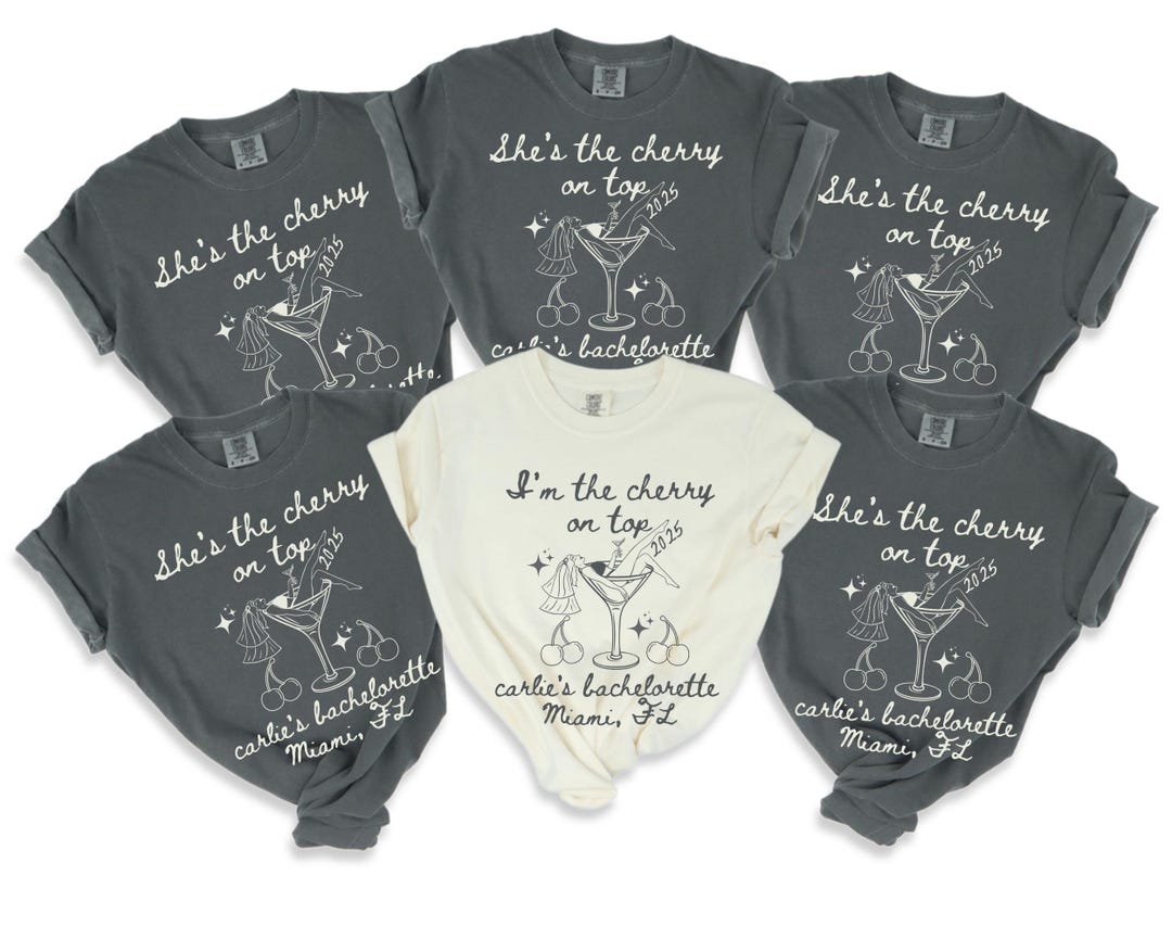 Custom She's the Cherry on Top Lucky in Love Y2K Bachelorette Party ...