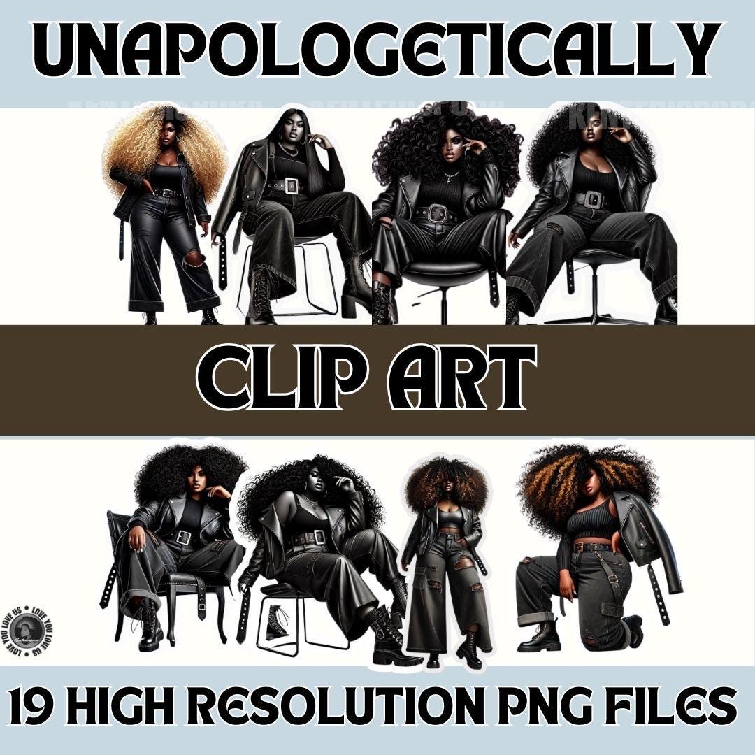 Unapologetically Confident & Curvy Digital Stickers | Black Women ...