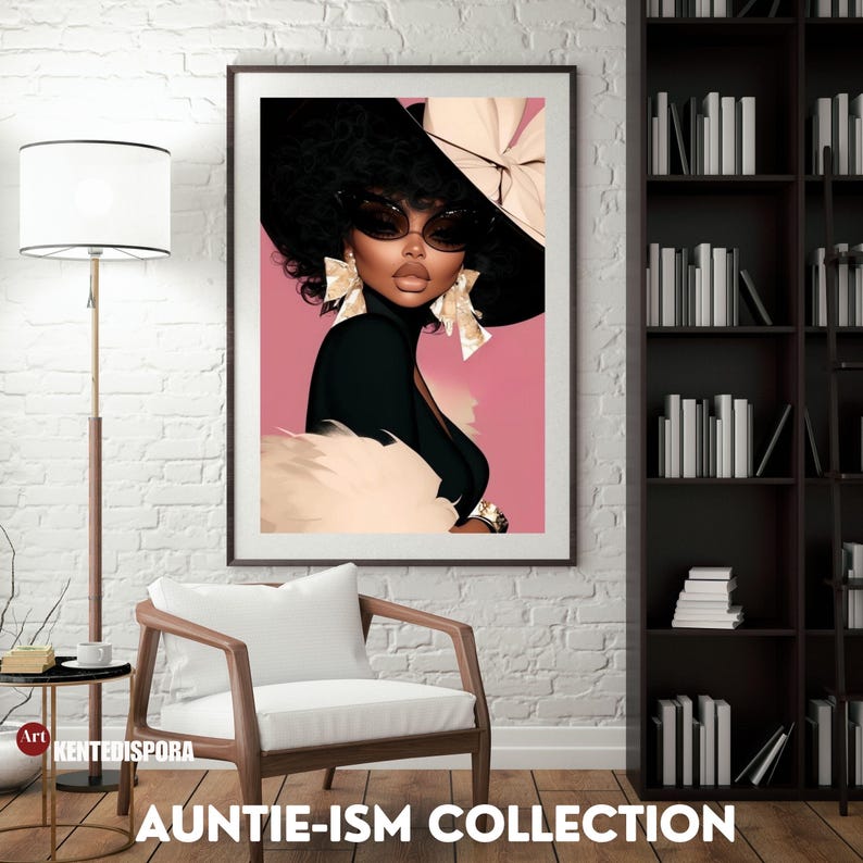 Afrocentric Auntie Portraits | Printable Affirmations & Planner ...