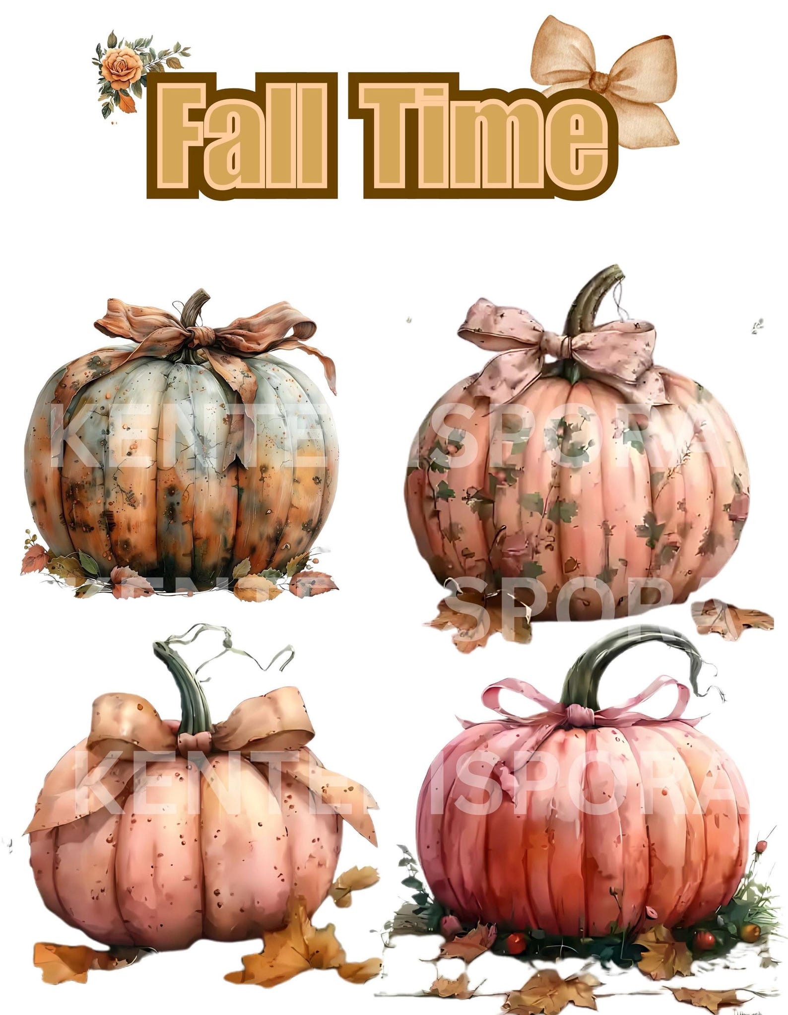 Pumpkin Clip Art Set for Fall Decor | Digital Download | Perfect for ...