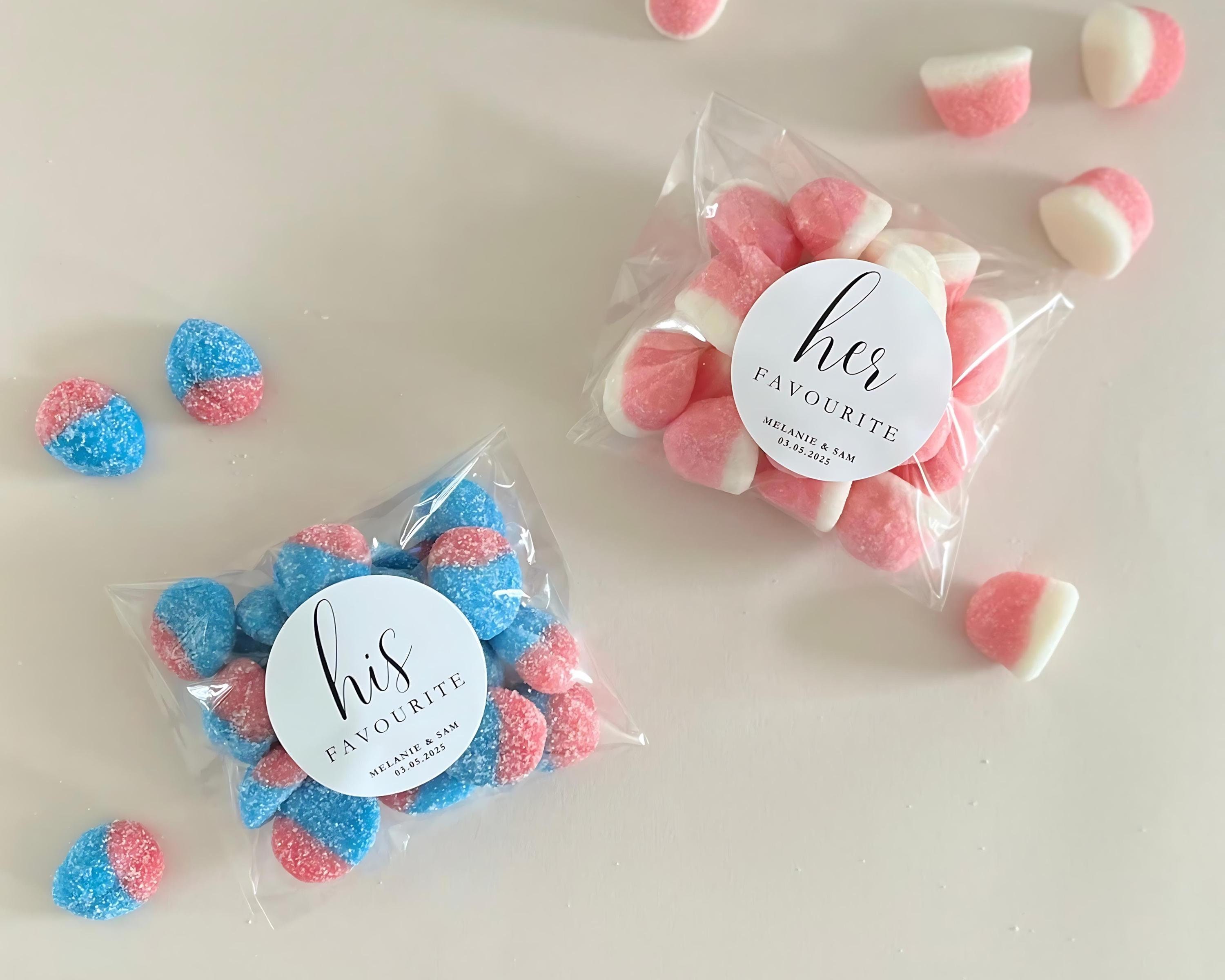 His and Her Favourite Personalized Favour| Fill Your Own Wedding ...