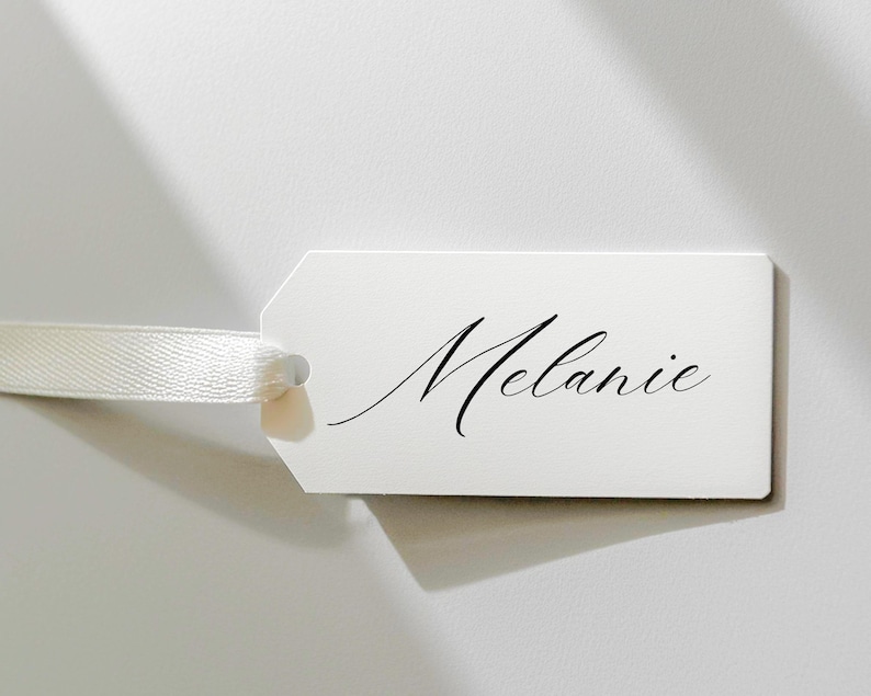 Name Tag | Favor Tag | Wedding Guest, Bridal Shower, Bridesmaid ...