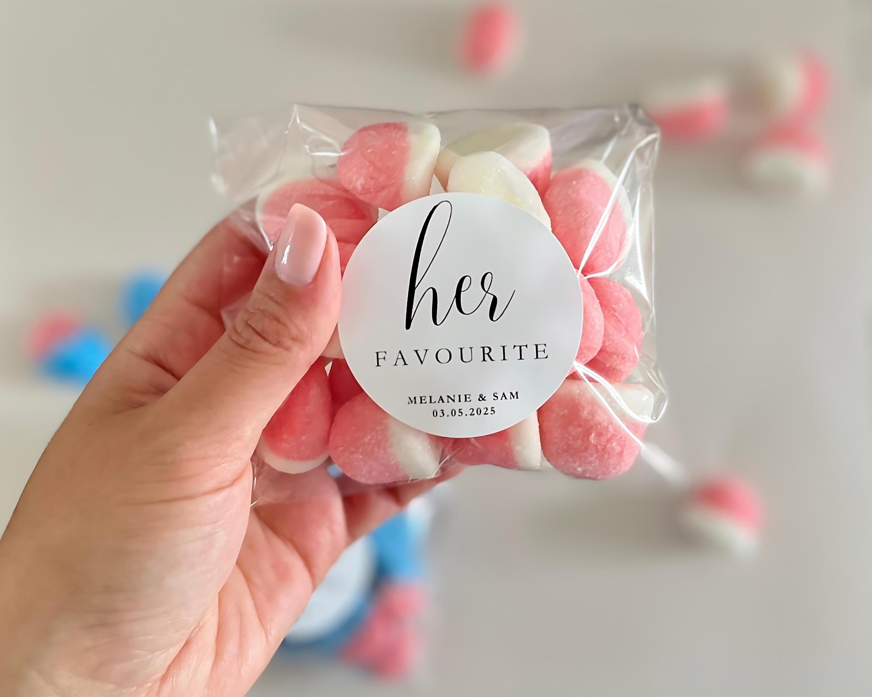 His and Her Favourite Personalized Favour| Fill Your Own Wedding ...