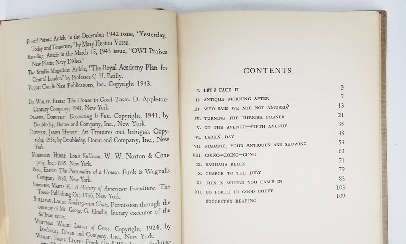 Vintage Book, Goodbye, Mr. Chippendale, T.H. ROBSJOHN GIBBINGS ...
