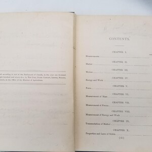 Vintage Science Book, Published in 1895, Antique Book, the Copp Clark ...