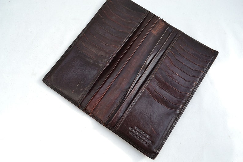 Vintage Brown Wallet Leather Wallet UMI DESIGNS Wallet - Etsy