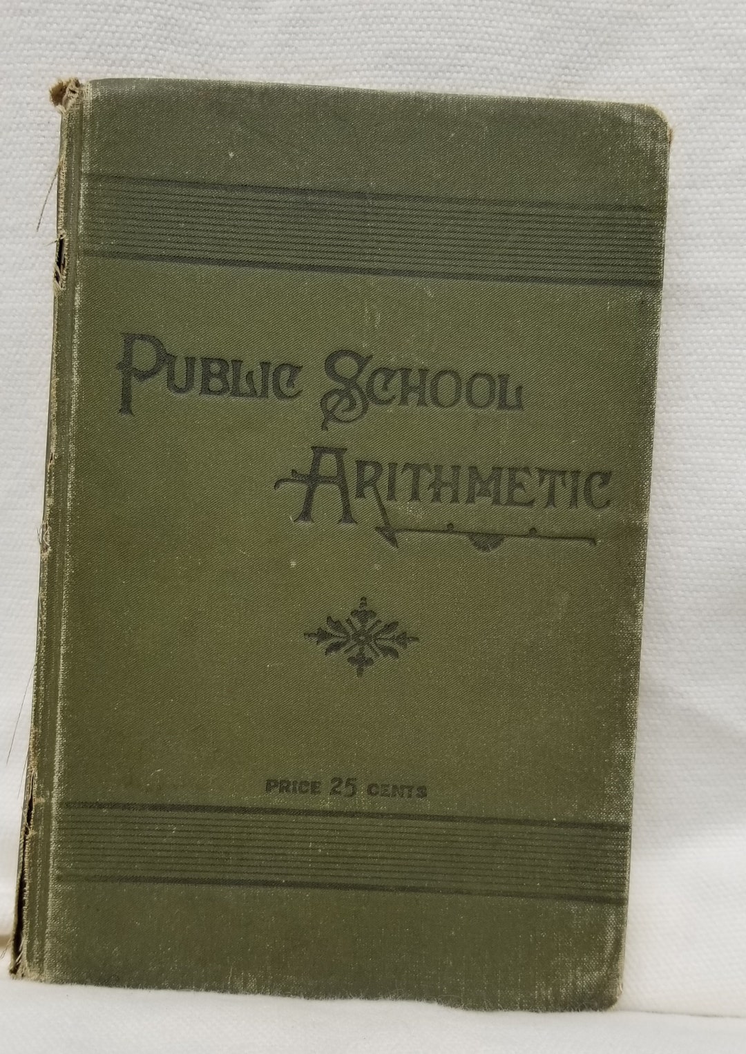 Vintage Book Public School Arithmetic Book 1900s Book - Etsy