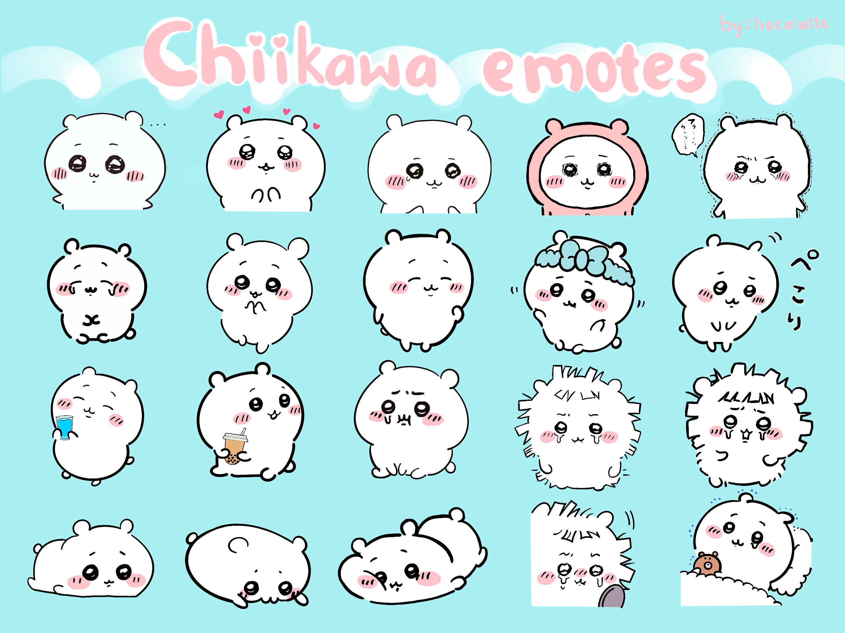 Chiikawa Emote Set - Etsy