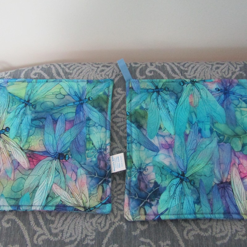 Quilted Double Potholder - Etsy
