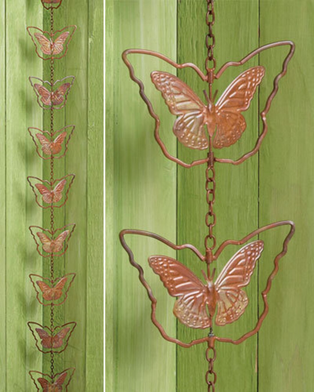 Sierra's Attic/ancient Graffiti Garden Hanging Gutter Butterfly Flamed ...