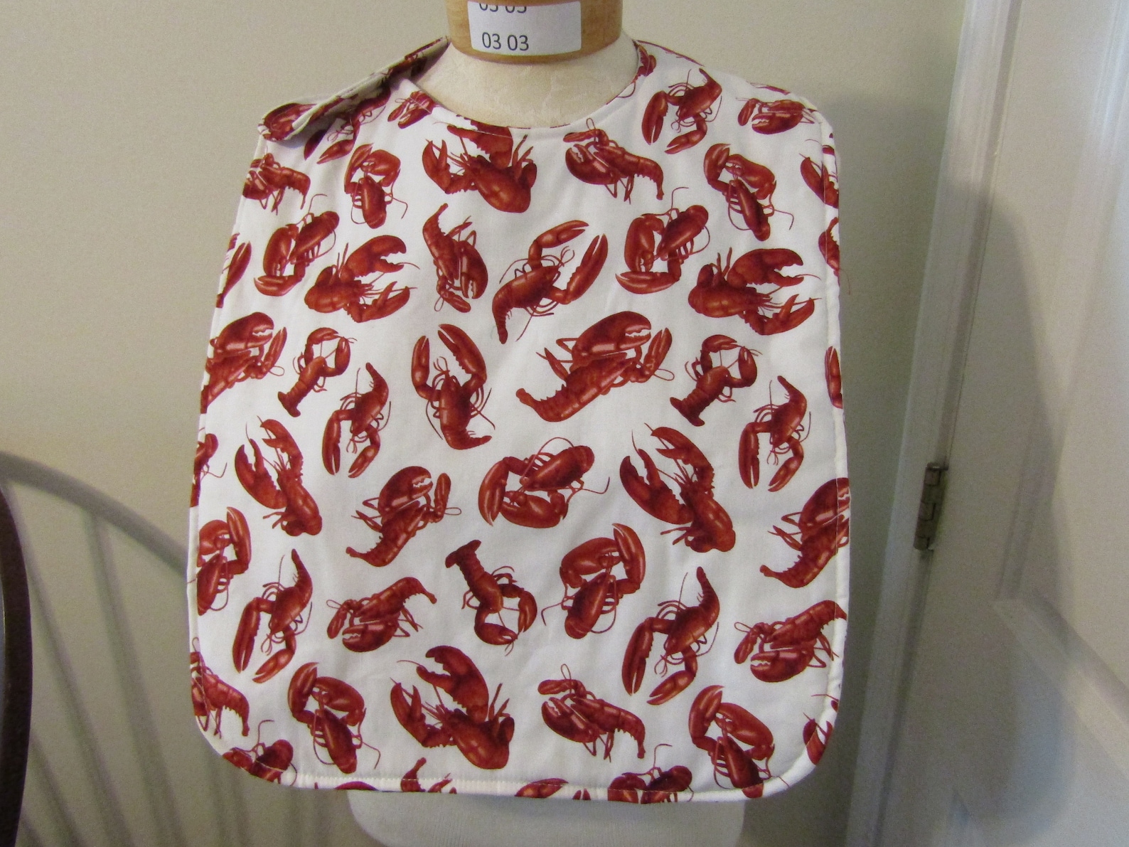 Sierra's Attic Adult Lobster Bib Seafood Ocean Crayfish - Etsy