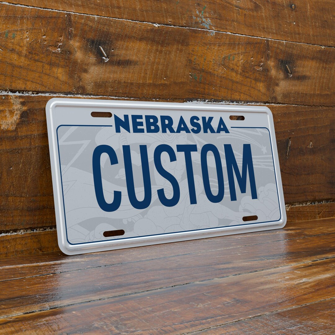 Personalized 6"x12" Nebraska License Plate | Premium Quality Stamped ...