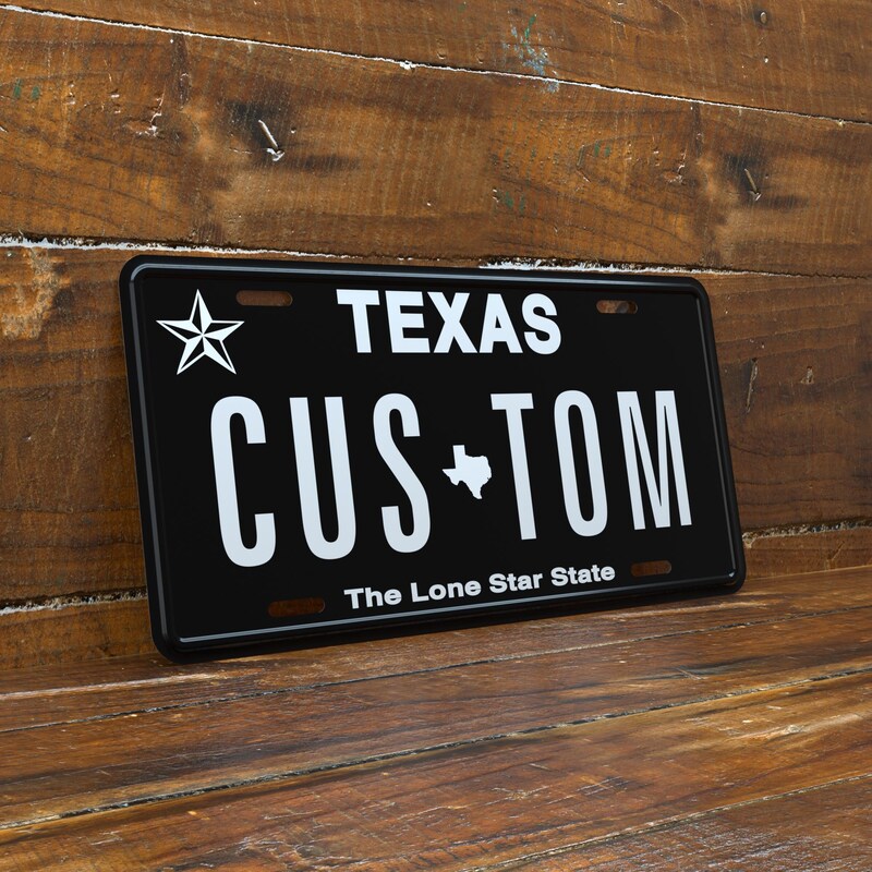 Texas Visitor License Plate - Etsy New Zealand